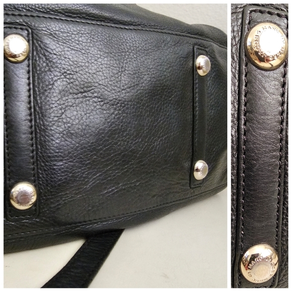 Marc Jacobs | Bags | Marc Jacobs Large Classic Q Two Way Black Leather Shoulder Satchel Bag ...